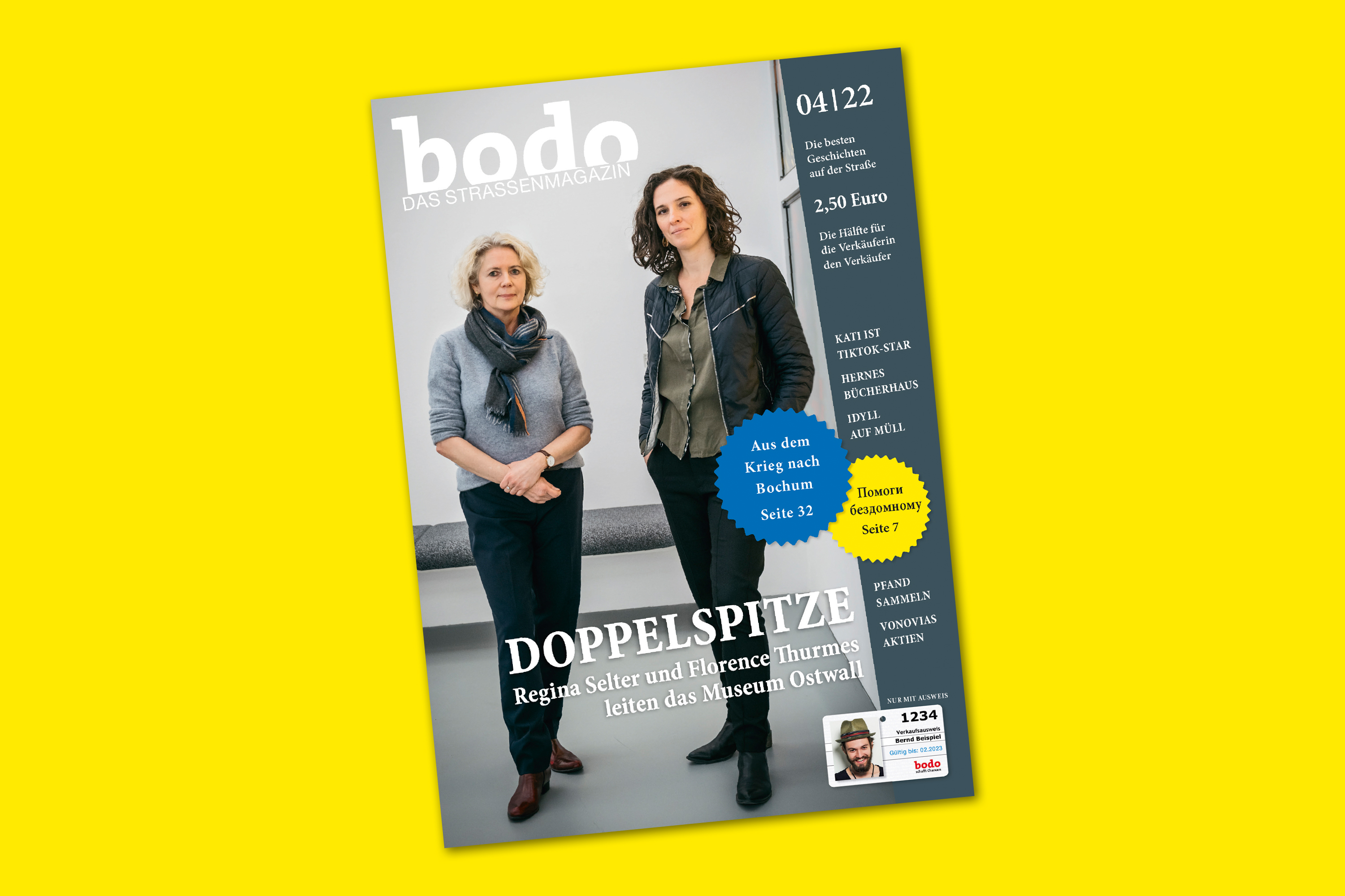 Das Straßenmagazin im April – bodo e.V.